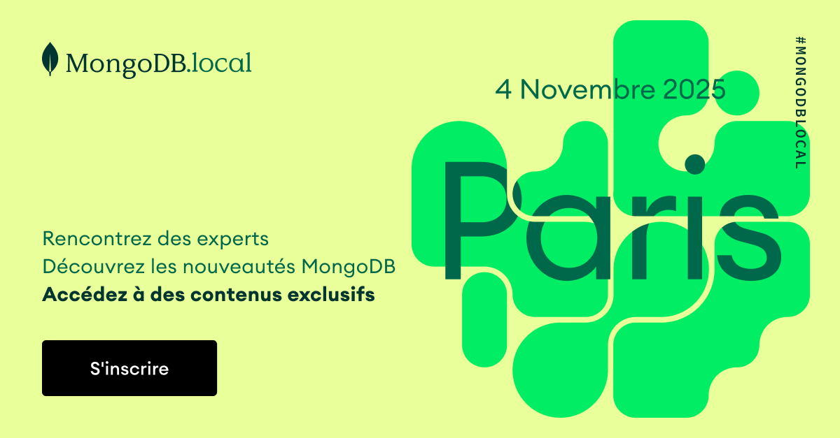 MongoDB.local Paris | 4 Novembre 2025 | MongoDB